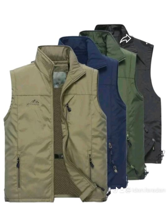 rompi outdoor impor pria dan wanita/rompi motor anti air anti angin ...