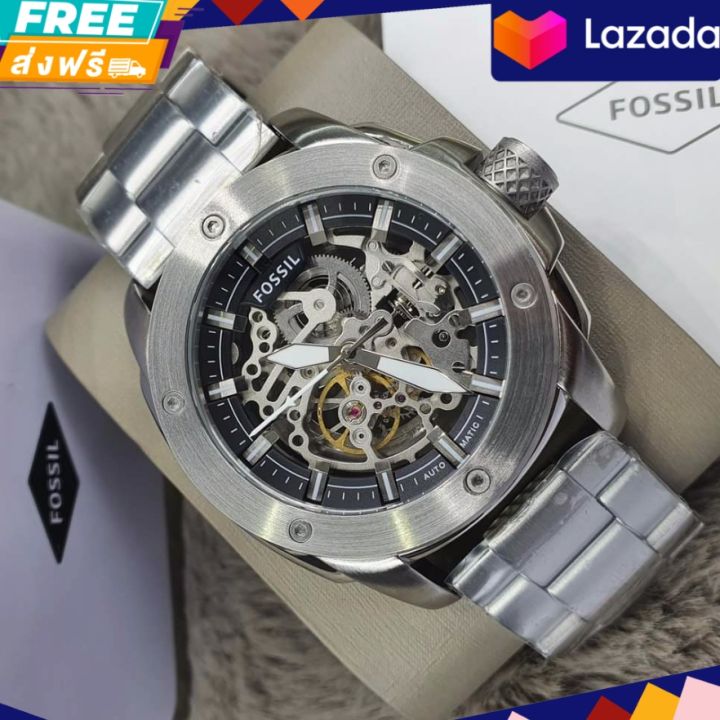 นาฬิกาผู้ชาย FOSSIL Modern Machine Automatic Skeleton Dial Men's Watch ...