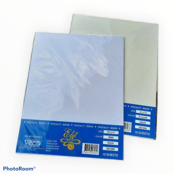 VECO ELIT SPECIAL BOARD PAPER 10 SHEETS SIZE 11 | Lazada PH