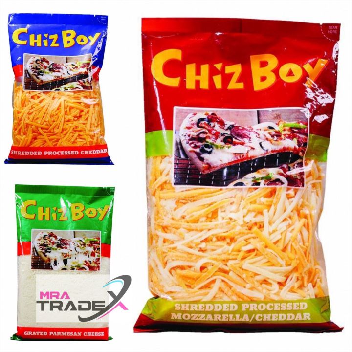 Chiz Boy Chizboy Shredded Mozzarella Cheddar, Grated Parmesan Cheese ...