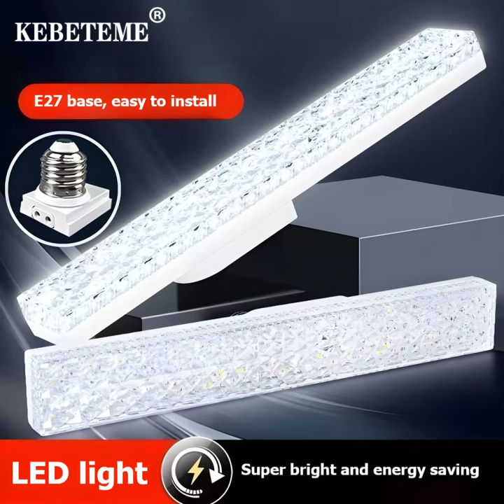 KEBETEME 18W 24W Strip Energy-Saving Light Bulbs Strip LED Bulbs E27 ...