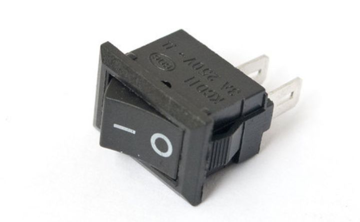 2PCS 10x15mm MINI ON-OFF ROCKER SWITCH BOAT TYPE 2PINS 3AMPERE 250V ...