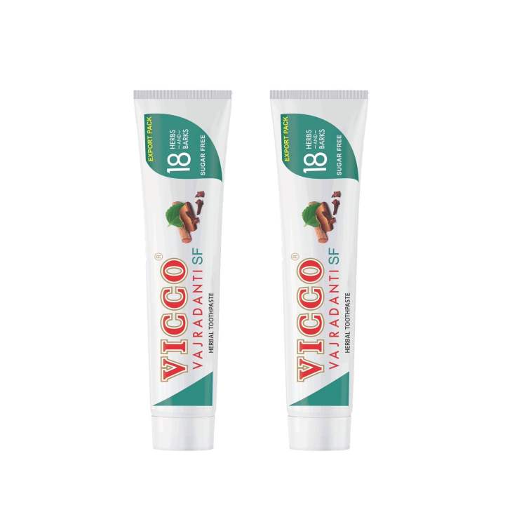 Vicco Herbal Toothpaste Sugar Free 200 g 2 packs | Lazada.co.th