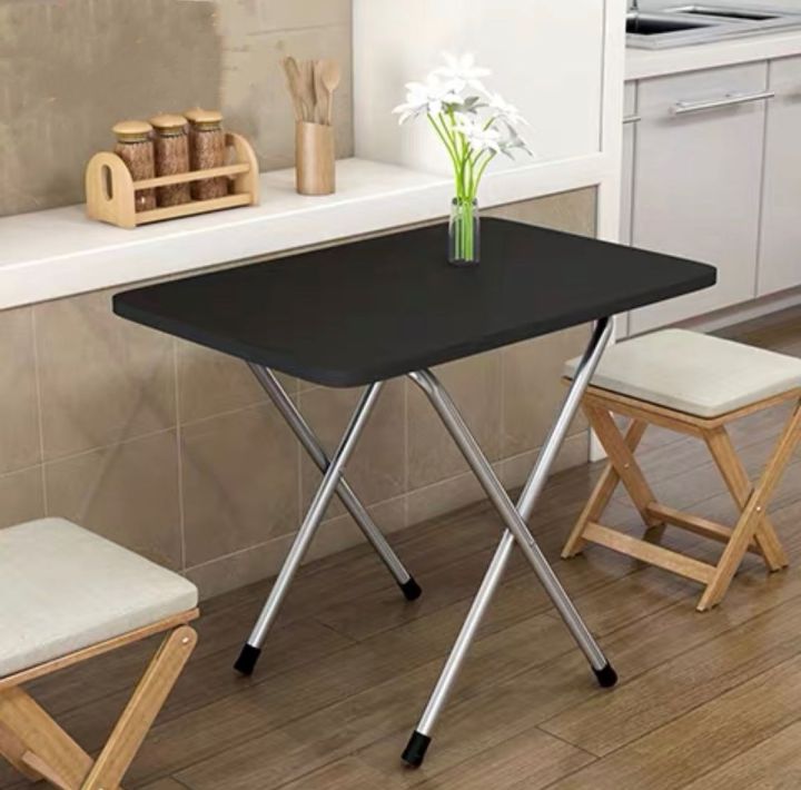 Foldable Table Dining Desk Folding Portable Table Makanan Meja Lipat ...