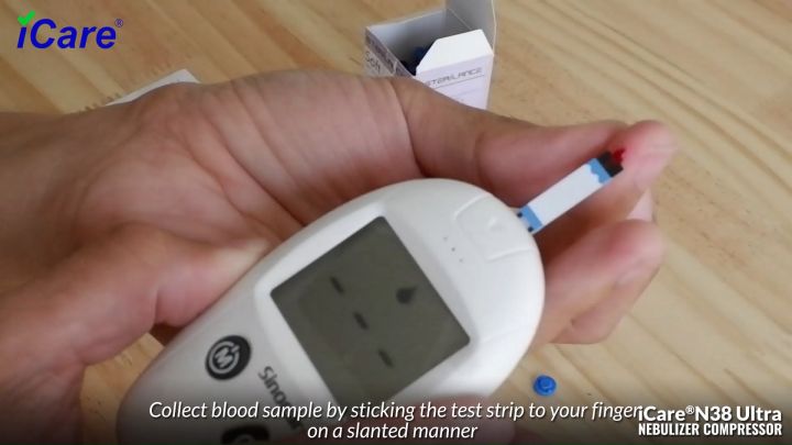 iCare SA50 Safe Accu Blood Glucose Meter with 50 Test Strips and 50 ...