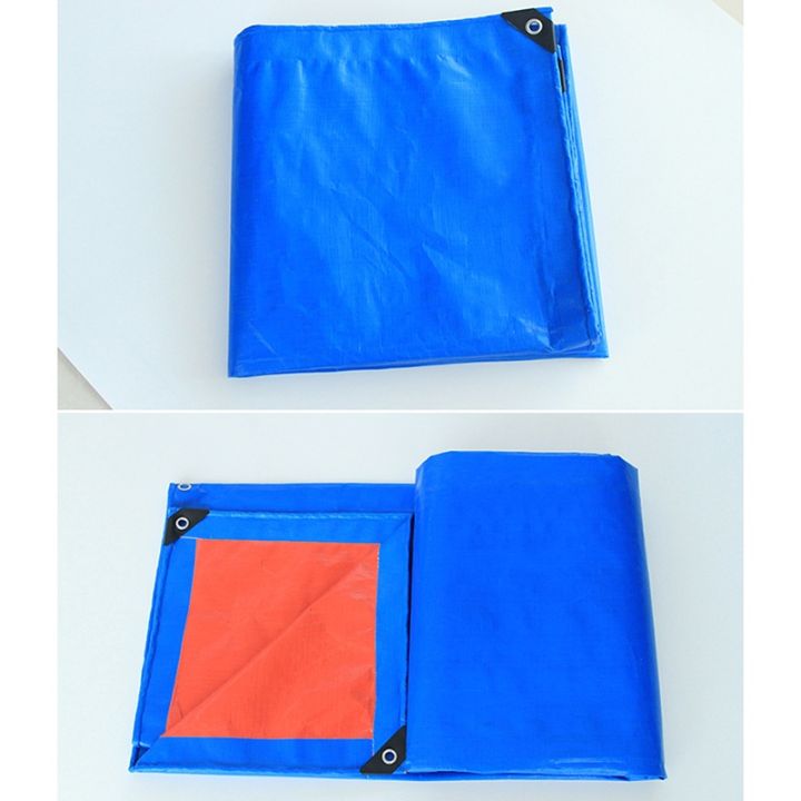 👍Upgrade double-sided thicken👍PE Tarpaulin Trapal Tent 3 Sizes Optional ...