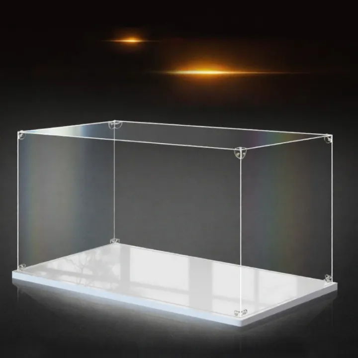 Acrylic Display Case Desktop Storage Box Stand Toy Model Showcase ...