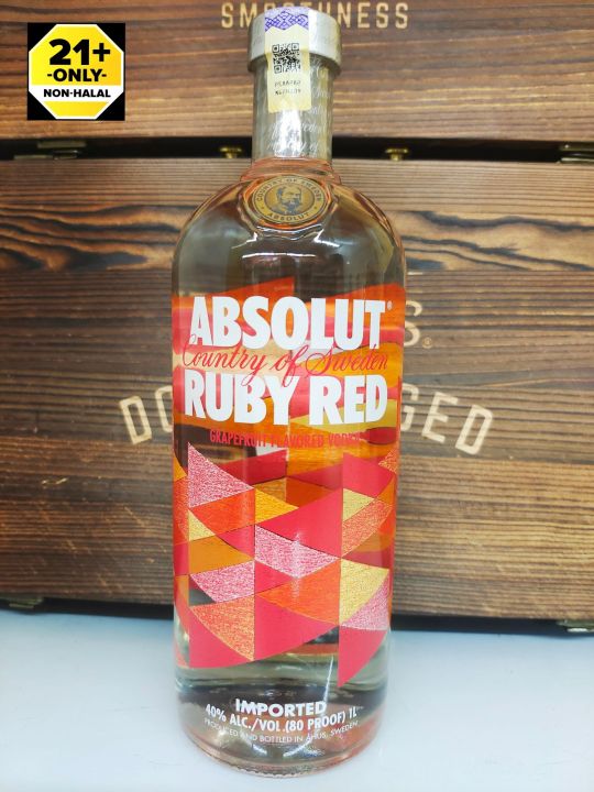 Absolut Vodka Ruby Red (grapefruit) (big) 💯 Original Ready Stock | Lazada