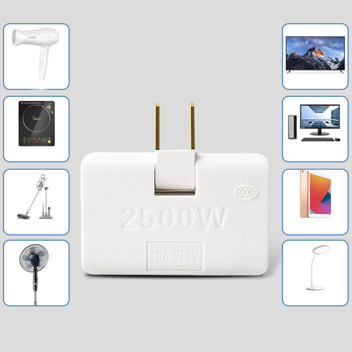 Rotatable Plug 180 degree US Converter One Turn Three Extension Multi ...