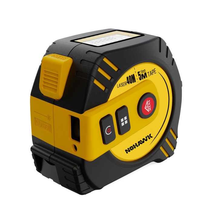 Nohawk 40m/80m Laser Tape Measure 2 In 1 Digital Tape Measure Exact ...