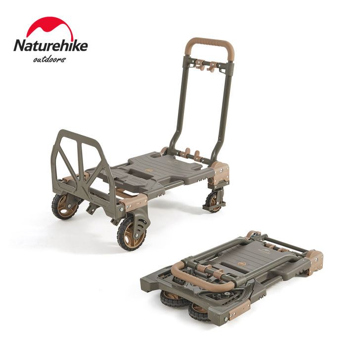 Naturehike 120kg Heavy Duty Wheel Trolley Outdoor Portable Foldable ...