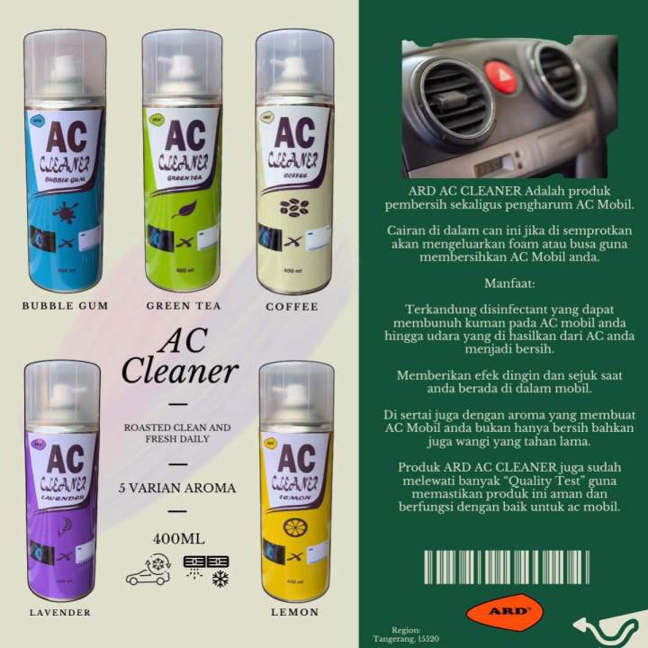 AC Cleaner Aroma - Pembersih AC Mobil - ARD | Lazada Indonesia
