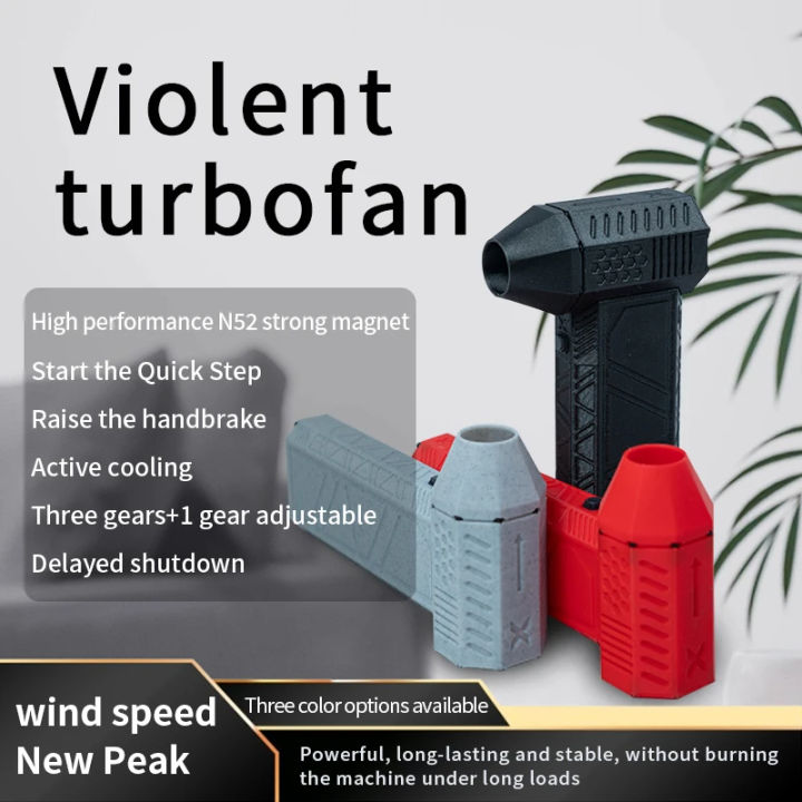 Portable Violent Air Blower Mini Turbo Jet Fan Handheld Brushless Motor ...