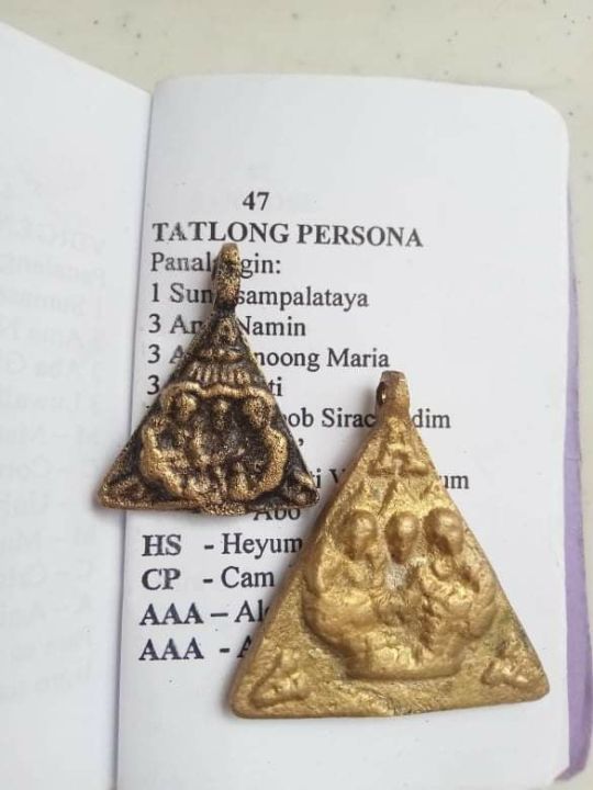 Tatlong Persona Trespico Medalyon w/oracion | Lazada PH