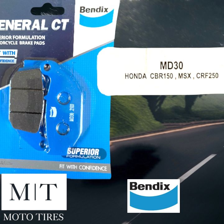 ผ้าดิสเบรค Bendix MD30 สำหรับรถจักรยานยนต์ CBR150-R MSX-R | Lazada.co.th