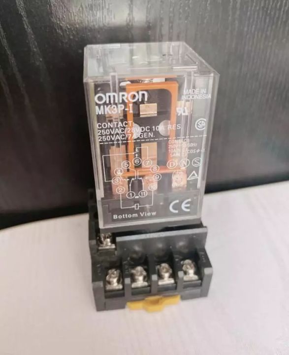 ได้ทั้งชุด รีเลย์+ขา omron รีเลย์ระดับกลางMK3P-I MK3Pขนาดเล็กรีเลย์ ...