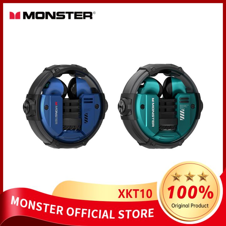 Monster XKT10 Bluetooth Earphones Wireless Headphones Game Headset ...