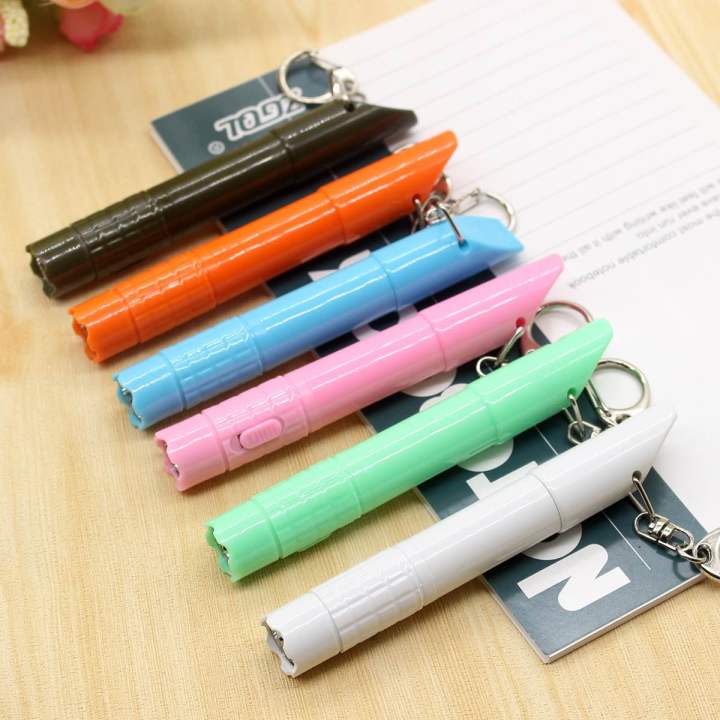 3In1 Ballpen Whistle Flashlight Keychain Multifunctional LED light ...