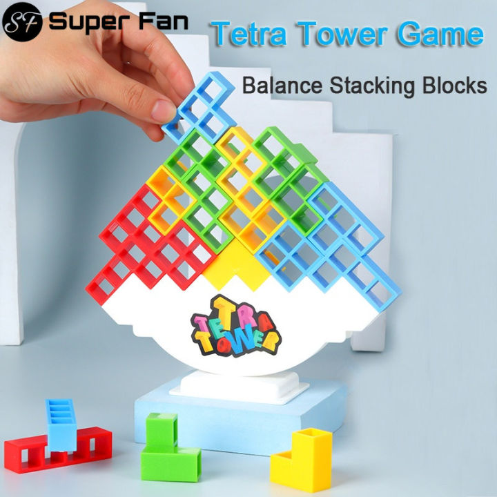 （Super Fan）Tetra Tower Game Tetris Balance Toy Stacking Block Stack ...