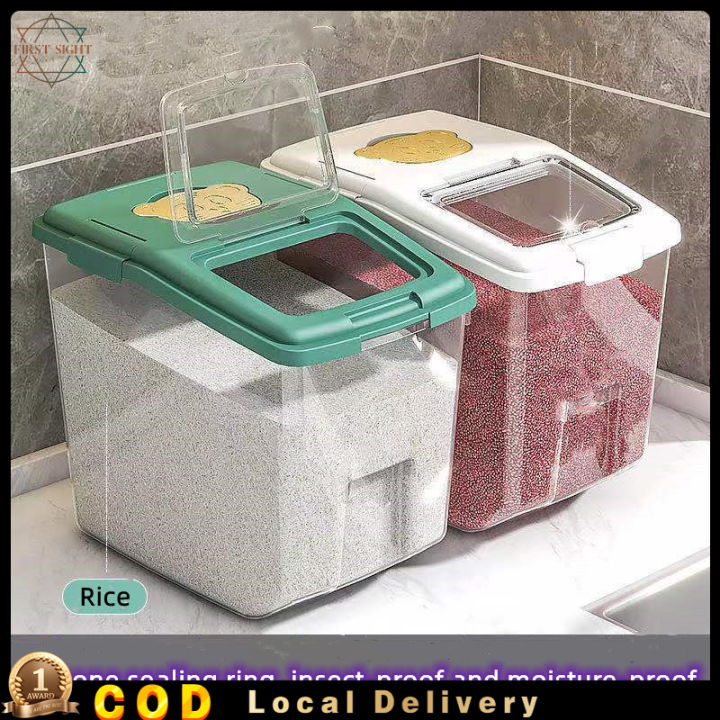 Rice dispenser 25kg storage 25/15/10kg PP Rice Bucket Rice Storage ... Rice dispenser 25kg storage 25/15/10kg PP Rice Bucket Rice Storage ...
