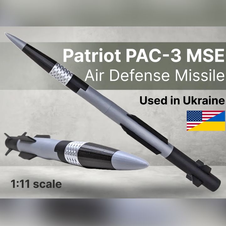 Patriot 3 Missile 1:11-Patriot 3 Air Defense Missile Bomb Model ...