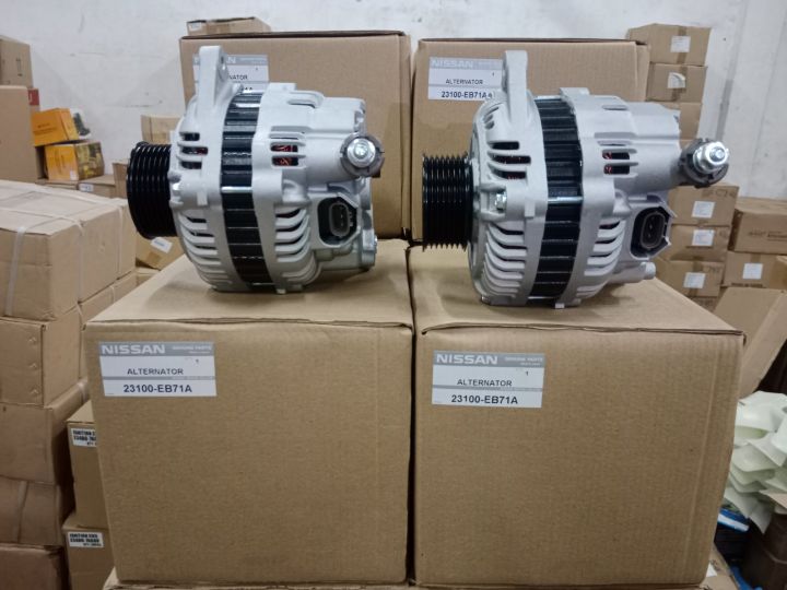 ALTERNATOR ASSEMBLY NISSAN NAVARA D4D 23100-EB71A 12V 100 AMPERE ...