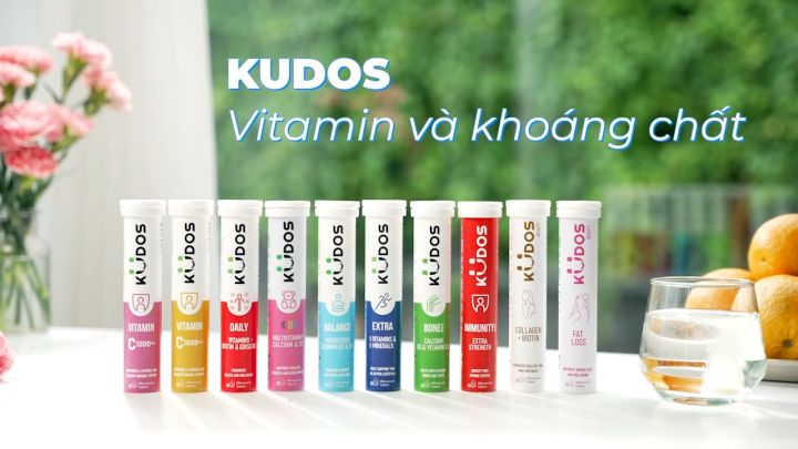 Combo Đề Kháng - Viên sủi KUDOS IMMUNITY gấp đôi đề kháng + Viên sủi ...