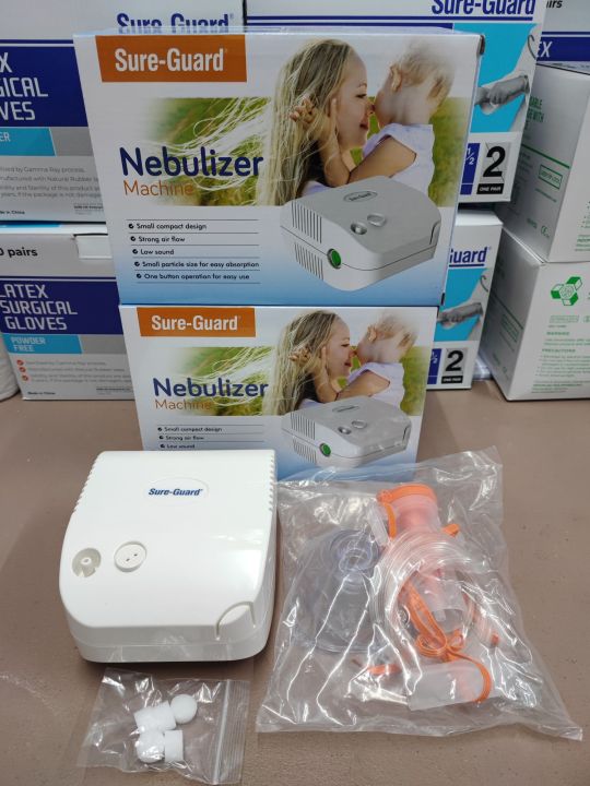 NEBULIZER MACHINE WITH ADULT & PEDIA MASK - PORTABLE EASY TO USE ...