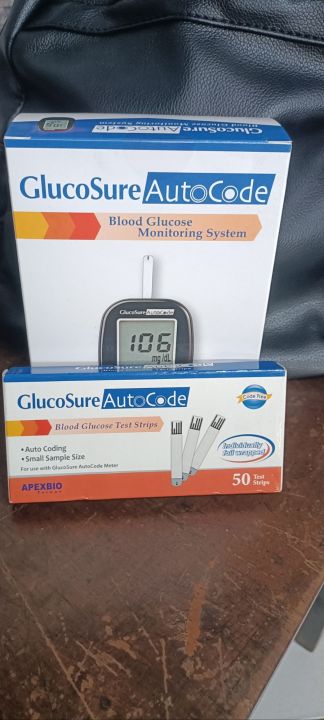 GLUCOSURE AUTOCODE BLOOD GLUCOSE MONITORING SYSTEM WITH FREE 25's ...