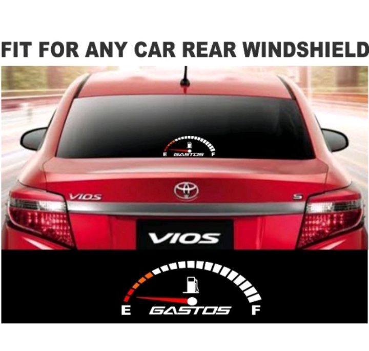 GASTOS (Low Fuel) Sticker Design for Toyota Vios/Fortuner/Innova/Rush ...