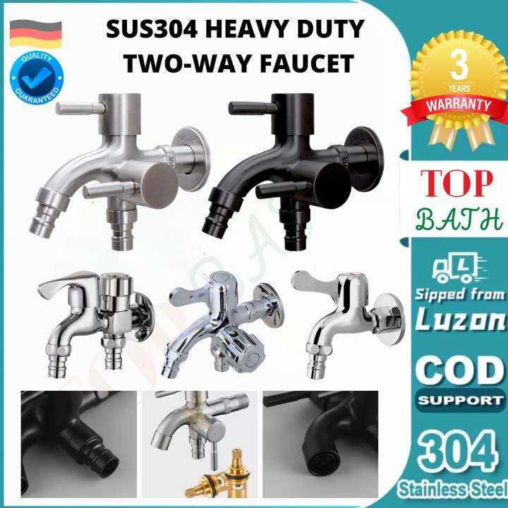🔝Top Bath 304 Stainless Steel Faucet for Lavatory Set Stainless Steel ...