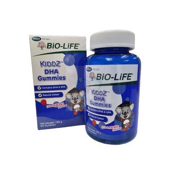 BIO-LIFE KIDDZ DHA GUMMIES 60'S (STRAWBERRY FLAVOUR) | Lazada
