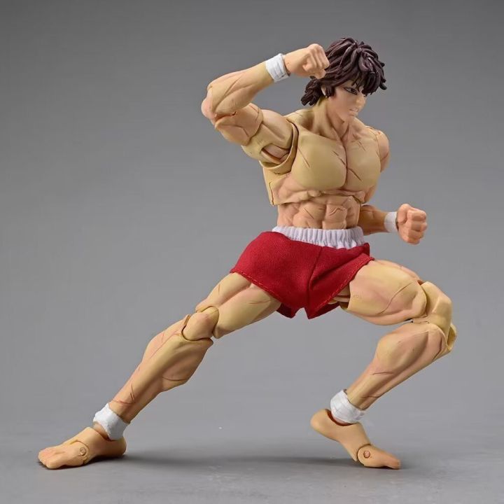Baki Hanma Anime Action Figure 1/12 Scale Articulado Moveable Model Toy ...