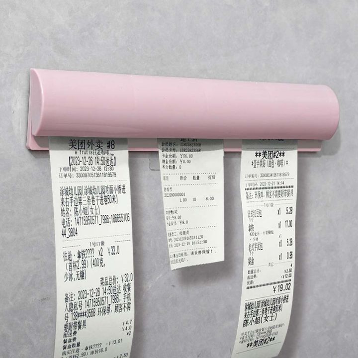 25cm Self-adhesive Receipt Ticket Holder Restaurant Kitchen Menu Clip ...
