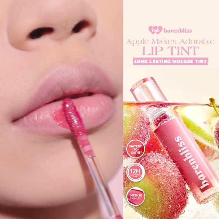 【HOT】barenbliss BNB Apple Makes Adorable Mousse Tint Satin Finish ... 【HOT】barenbliss BNB Apple Makes Adorable Mousse Tint Satin Finish ...