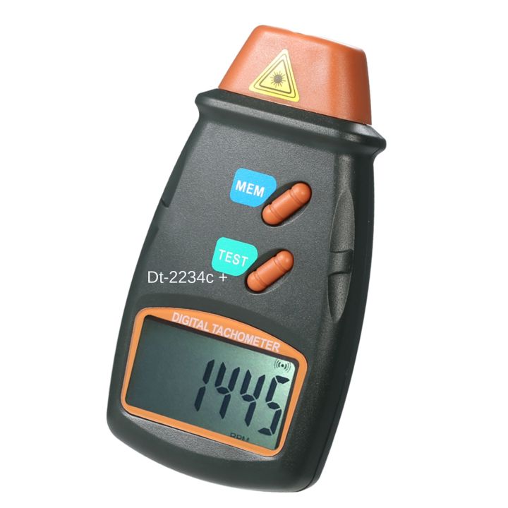 Handheld Digital Laser Tachometer RPM Meter Non-Contact Motor Lathe ...