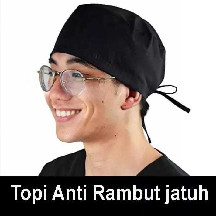 Topi koki topi master chef topi masak karyawan restoran COD(bayar di ...