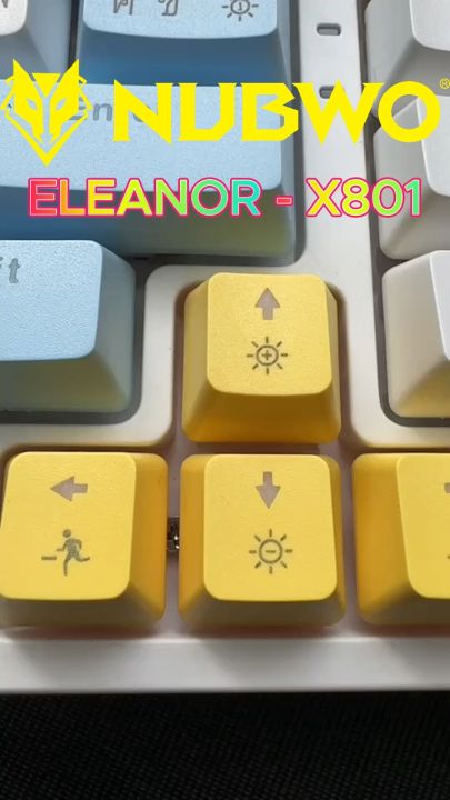 Nubwo Keyboard (คีย์บอร์ด) รุ่น Eleanor X801 [ออกใบกำกับภาษีได้] - DAS Inter Group | Lazada.co.th
