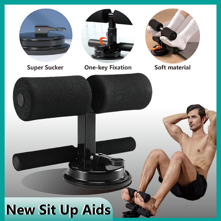 Upgraded Sit Up Aids Bar Double-rod Sit Up Aids Self Suction Waist ...