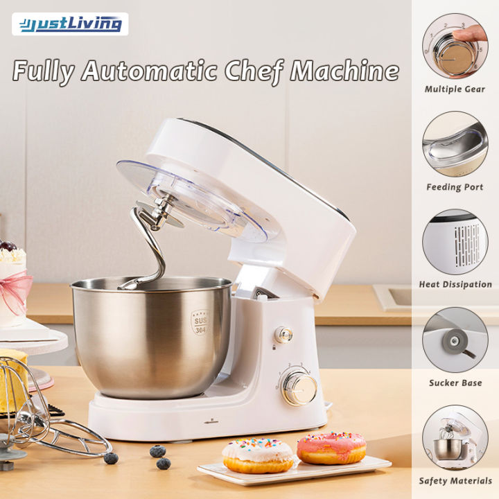 JustLiving 4L Multifunctional Mixer Vertical Food Mixer Dough Mixer ...