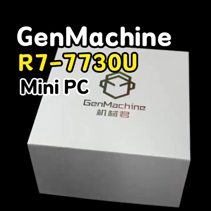GenMachine AMD Ryzen 7 7730U Mini PC 64GB DDR4 RAM 2TB NVME SSD PC ...