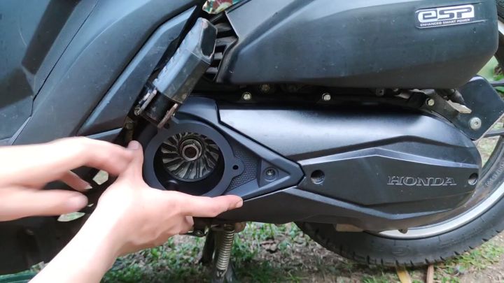 Magnetic lid cover for CVT HONDA KLIK 125 150 V2 & V3 new transparent ...