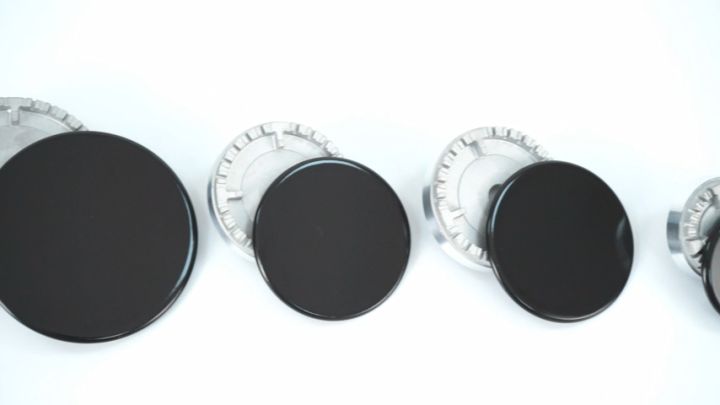 Upgraded Cooker Hat Set,Surface Gas Stove Burner Caps and Burner Head ...