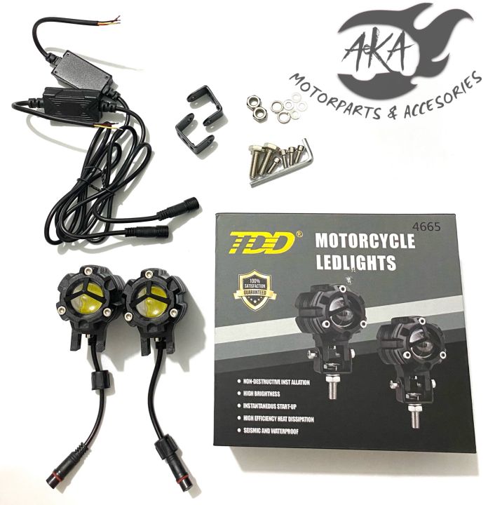 TDD (V5 or V6) 4665 NIGHT RIPPER MINI DRIVING LIGHT DUAL COLOR | Lazada PH