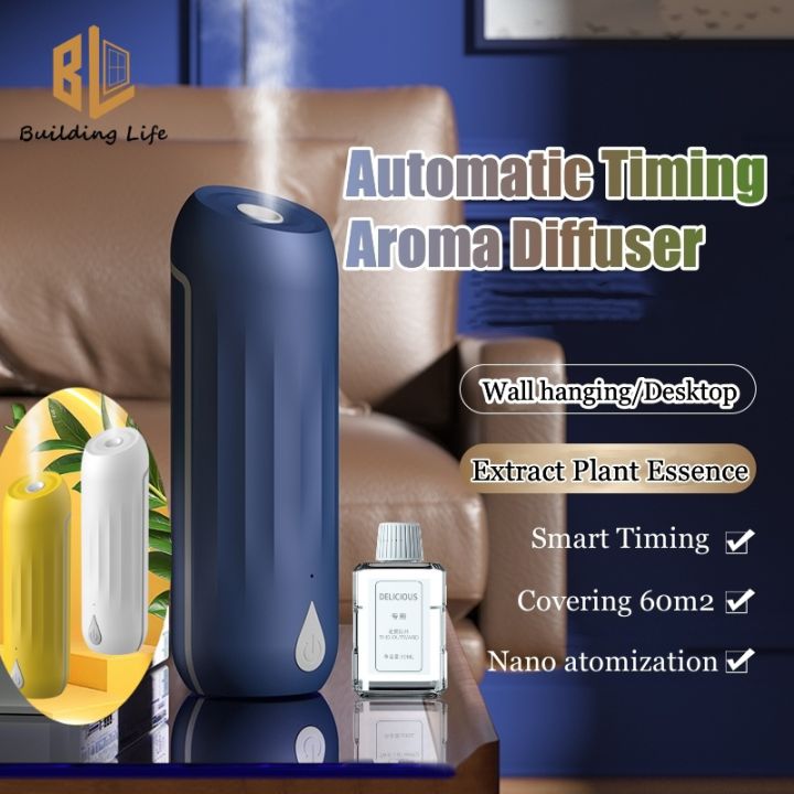 Automatic Timer Wall Hanging Air Freshener Spray Rechargeable Aroma 3 ...