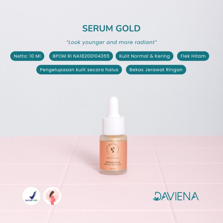 SERUM GOLD | DAVIENA SKINCARE | DAVIENA SKINCARE ORIGINAL OFFICIAL ...
