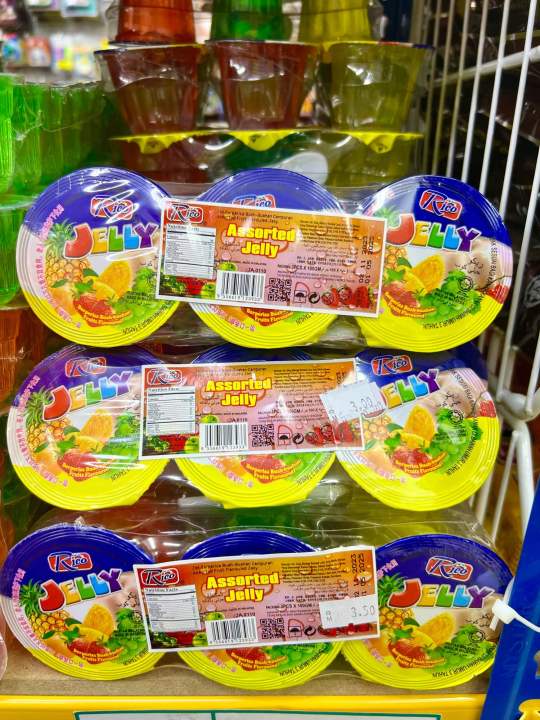 3S RICO JELLY CUP BOX ASSORTED / JELI BUAH- BUAHAN CAMPURAN HALAL | Lazada