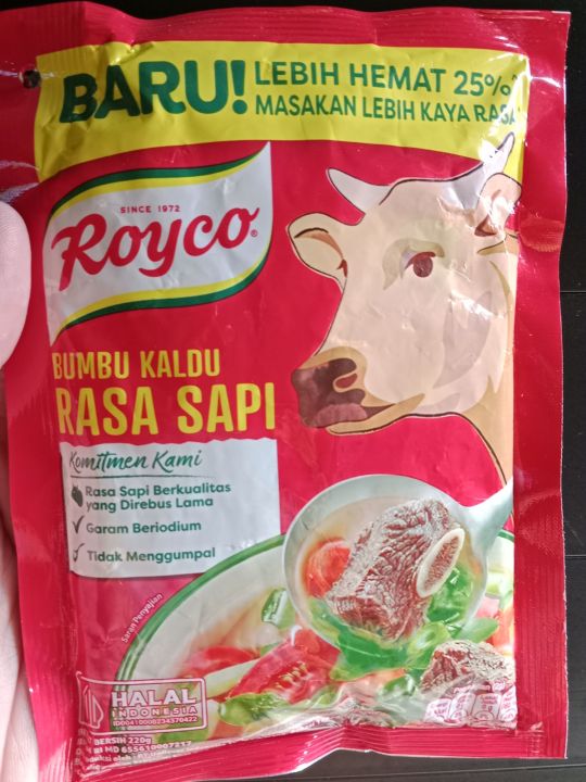 Royco Bumbu Kaldu Rasa Sapi Kemasan 220 Gram | Lazada Indonesia