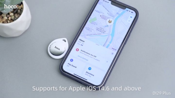 Hoco DI29 Plus SmartTag for iphone ipad เครื่องติดตามสิ่งของ สําหรับ ...