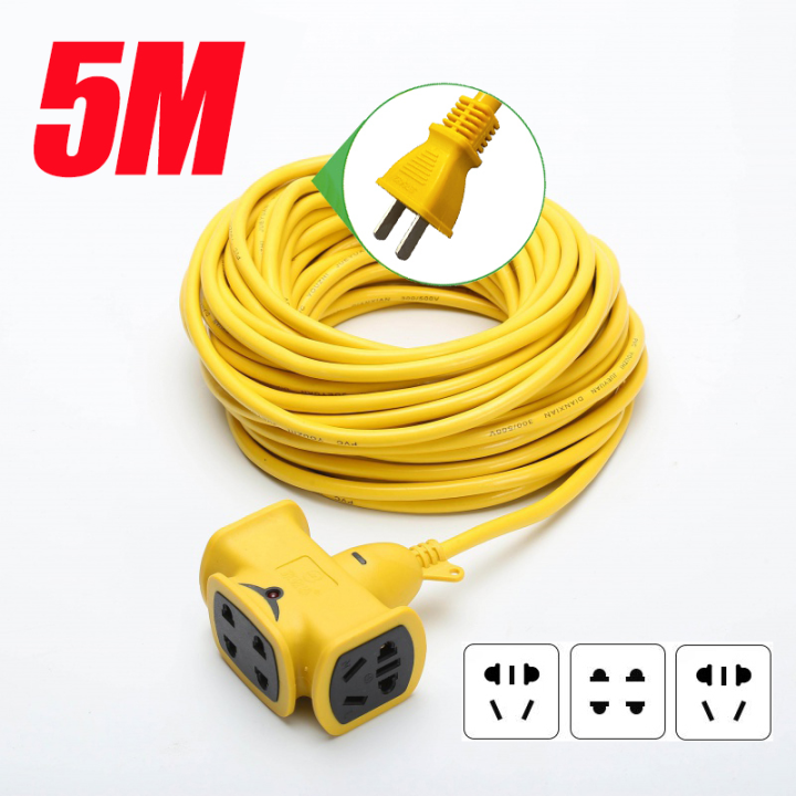 Outdoor Extension Wire Heavy Duty Extension Wire Plug -In Heavy Duty 5 ...